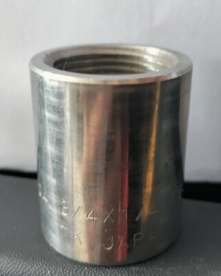 3/4" X 1/4" Reducer Coupling 304 150# TK JAPAN | eBay