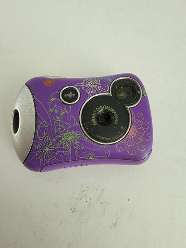 Disney Pix Kid's Purple Tinkerbell Micro Mini Digital Camera Small ...