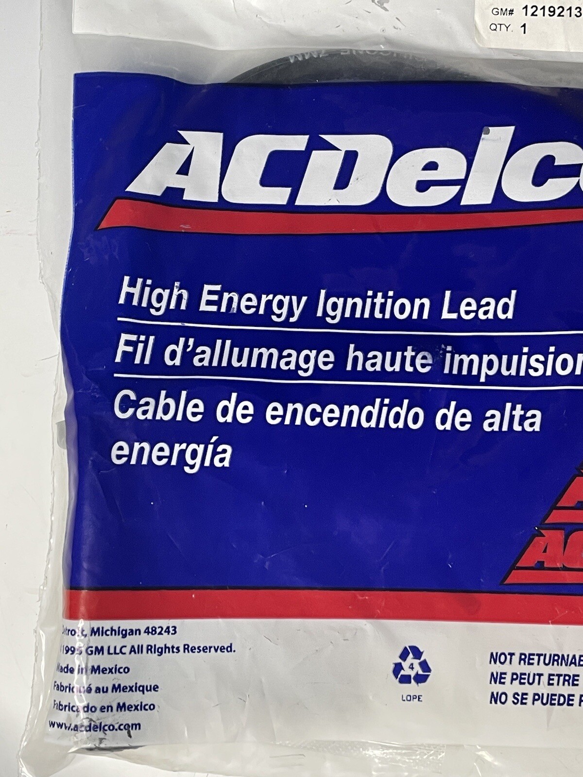 Spark Plug Wire ACDelco 349V for sale online | eBay