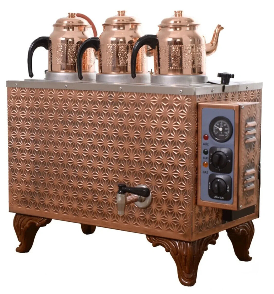 COPPER TEA BOILER HEAVY DUTY PROFESSIONAL TEA MACHINE ELECTRIC SUPPLY ...