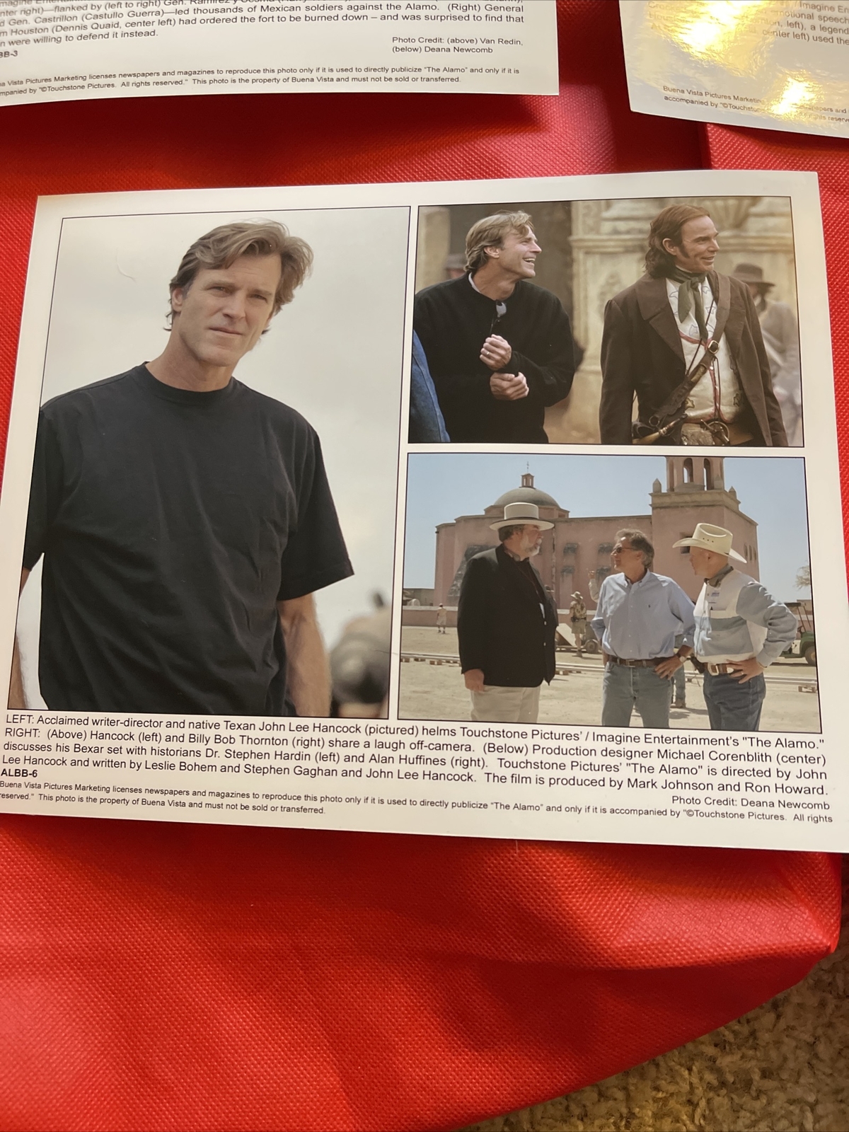 The Alamo Movie Press Kit Photos Lot 8x10 Billy Bob Thornton Dennis ...