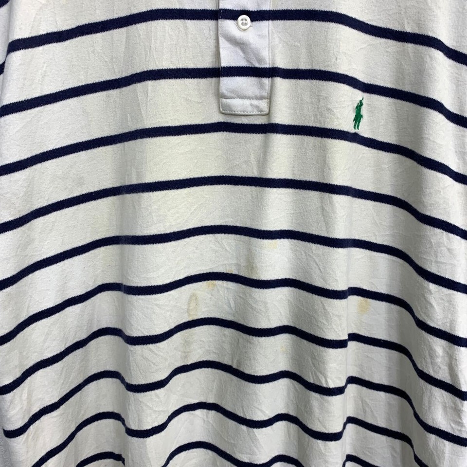 Ralph Lauren Polo Shirt Men L Short Sleeve Used Casual Cotton | eBay