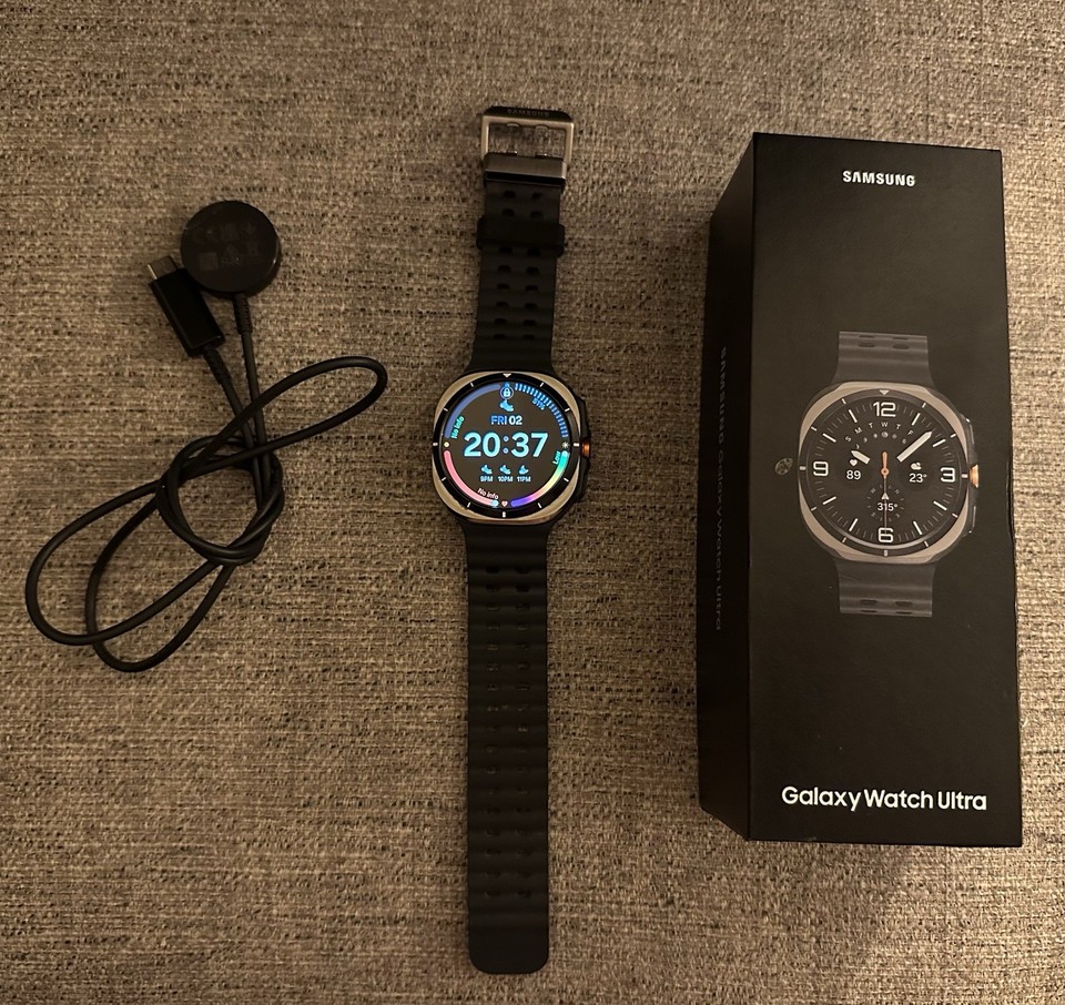 Samsung galaxy Watch Ultra Titanium Silver Model : SM-L705F 47mm | eBay