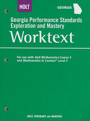Holt Georgia Performance Standards Exploration and Mastery Worktext ...