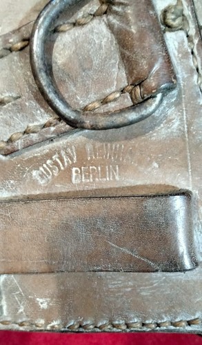 German Gustav Reinhardt Berlin steyer Mannlicher M95 Leather Ammo Pouch ...