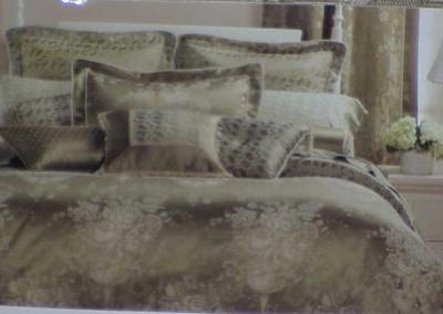 NEW Charter Club CAMBRIA Country Green Damask Roses Pole Top Drape ...