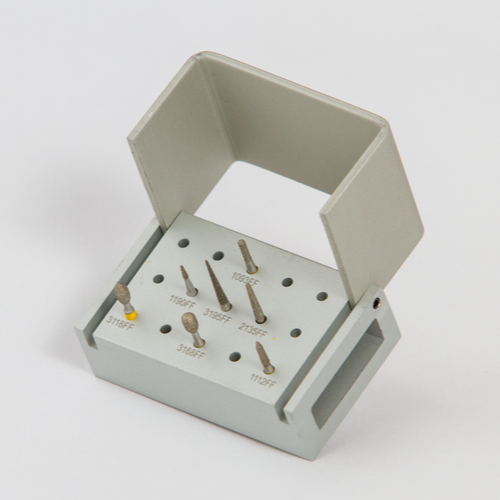 Microdont USA Ultrafine Finishing Kit w/ 07 Burs & Bur-Block | eBay