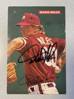Philadelphia Phillies Dickie Noles Signed Photo George Brett Brush Back ...