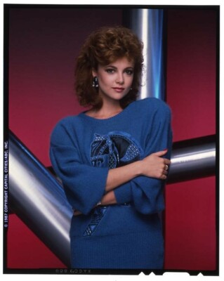 Emma Samms Vibrant Color Glamour Pose Dynasty Original 5x4 Transparency ...
