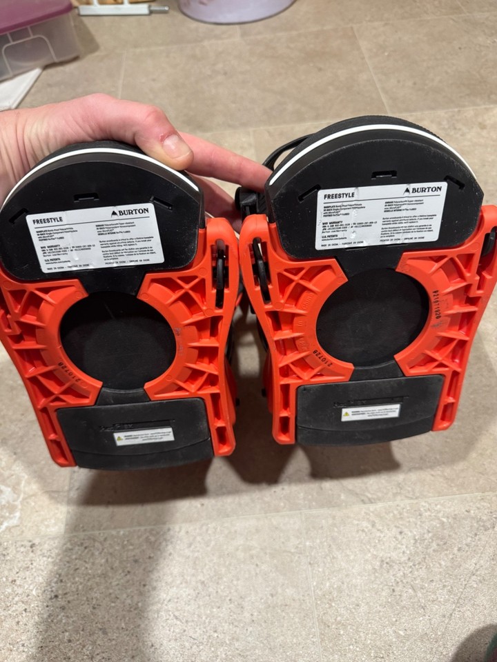 Burton Freestyle Reflex Bindings - Large Red | eBay