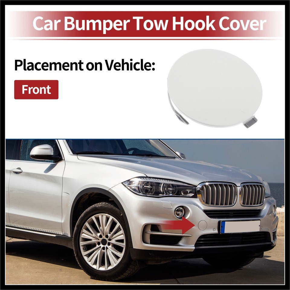 Front Car Bumper Tow Hook Cover for BMW X5 2014-2018 No.51117378591 ...