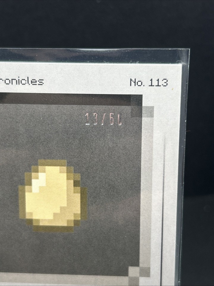 2024 Panini Minecraft Egg Gold Holo Foil Crafting Gold #113 MINT /50 🔥🥚 ...