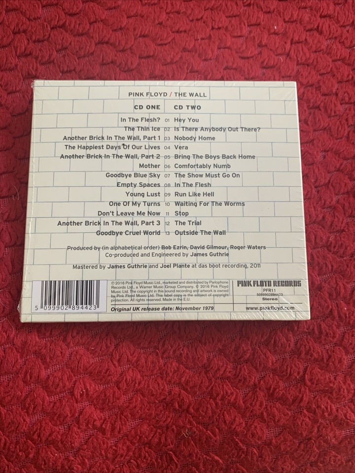 Pink Floyd : The Wall CD Remastered Album 2 discs (2011) NEW& Sealed ...
