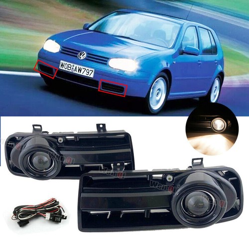 Fog Lights Bumper Driving Lamps For Volkswagen Golf MK4 1999-2002 2003 ...