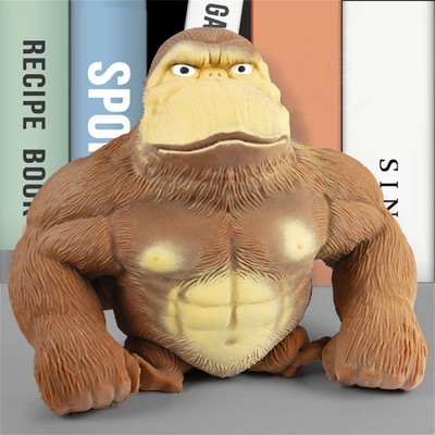 Fidget Orangutan Monkey Antistress Toy Squeeze Orangutan Elastic Monkey ...