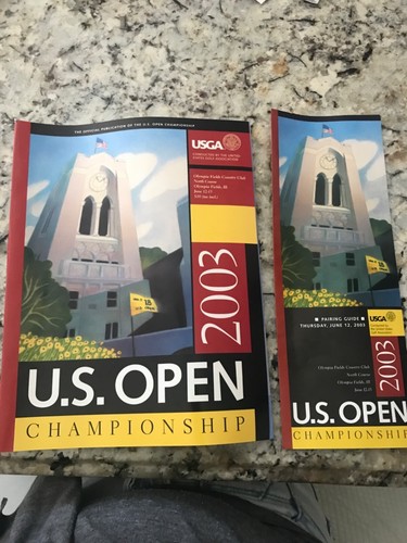 2003 US Open USGA Official Publication and guide | eBay