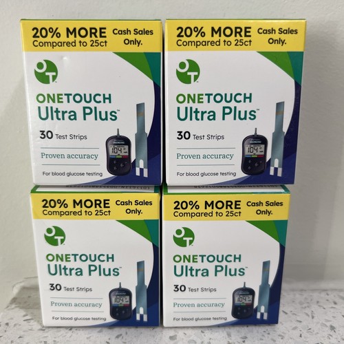 120 One Touch Ultra Plus Diabetic Test Strips | eBay