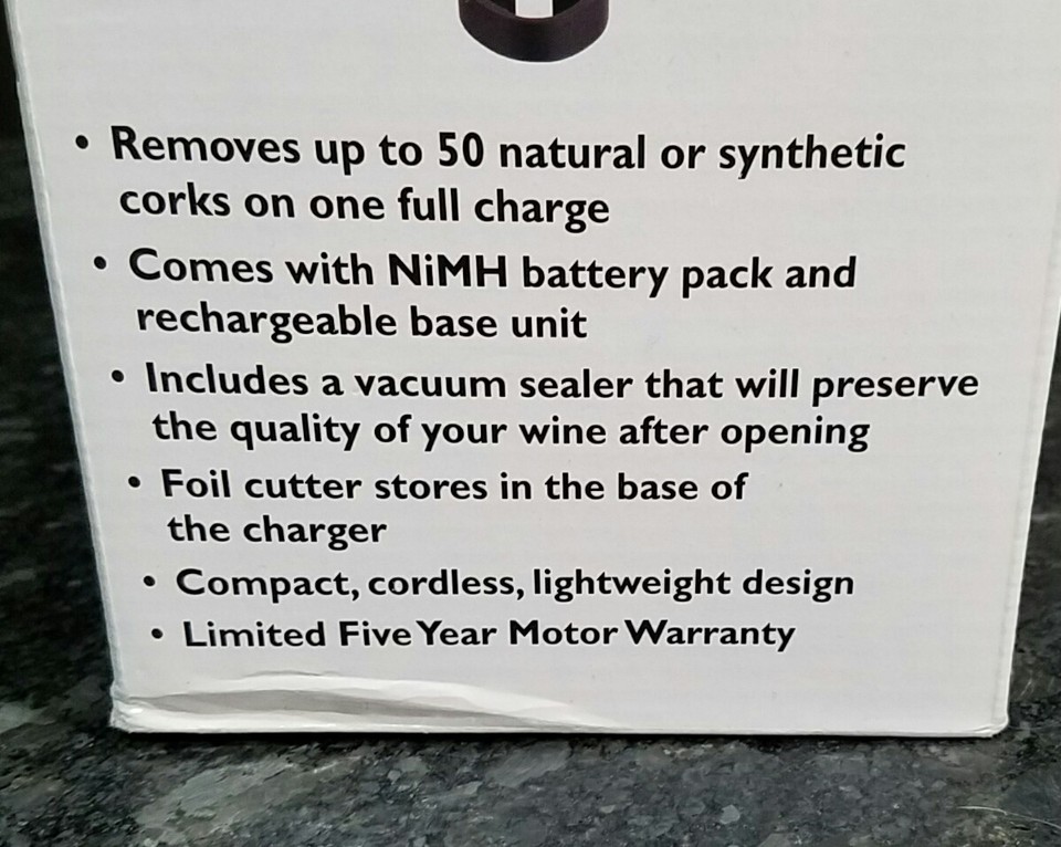 Waring Pro professional quality wine opener and vacuum sealer in box | eBay