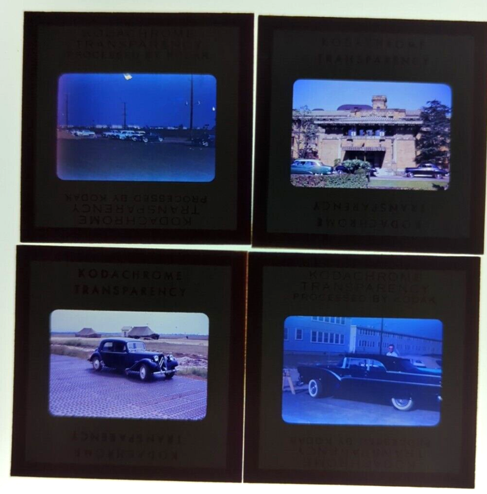 Lot of 4: 1950s Kodak Red Border 35mm Transparency, Cars Traffic Korea ...