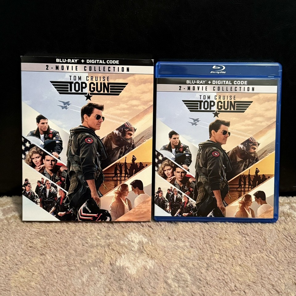 Top Gun: 2-Movie Collection (Blu-ray, 2022, Standard Edition) With ...
