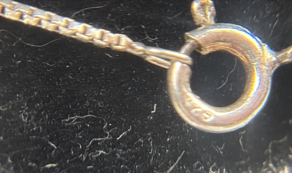 Vintage .925 Sterling Silver 3D Treasure Chest Pendant Box Chain 18 ...