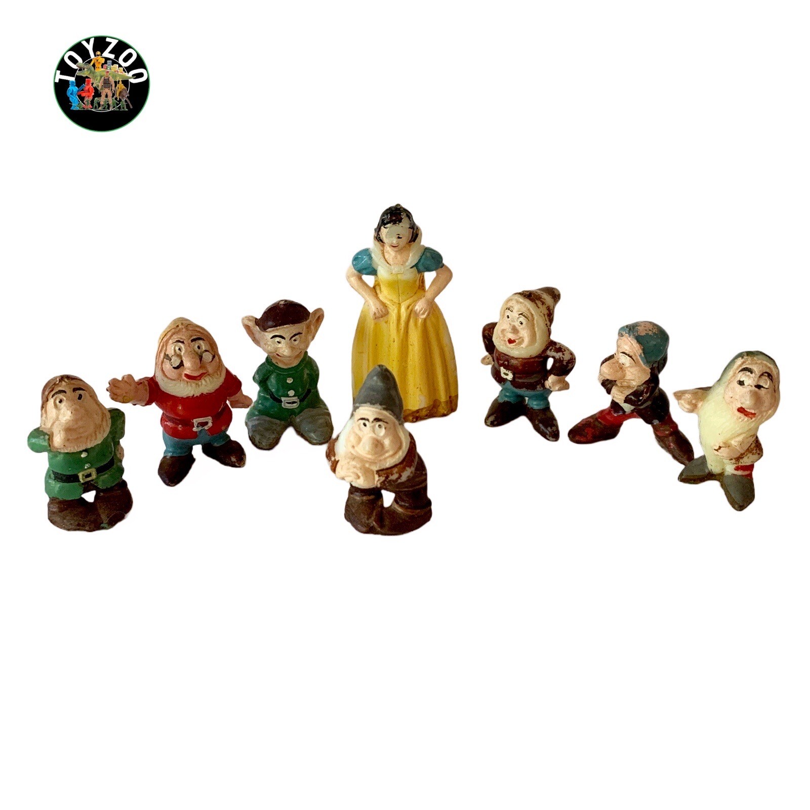 Walt Disney Prod Hong Kong 1” Miniature Snow White & 7 Dwarves | eBay
