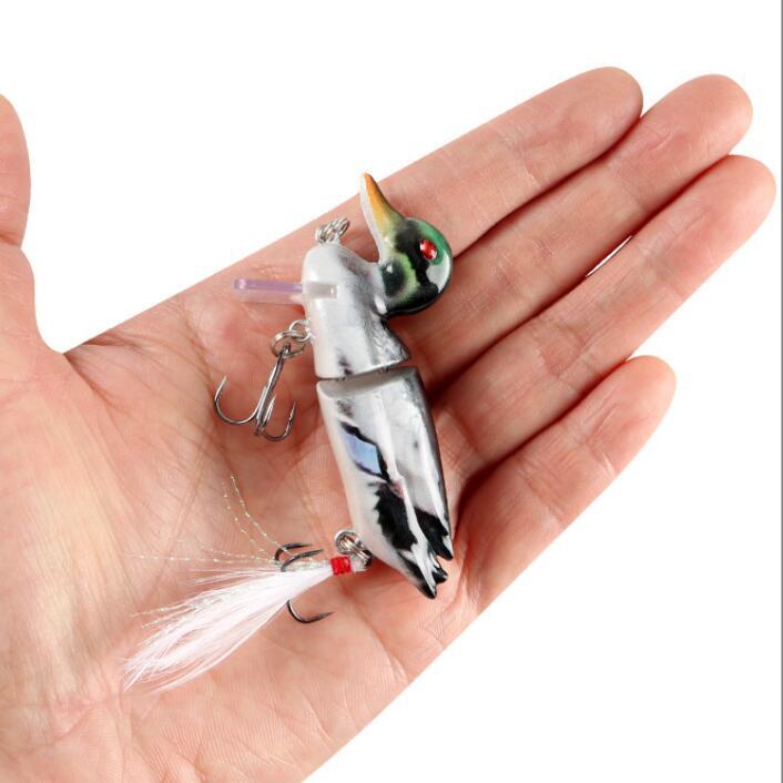 3D Topwater Suicide Duck Wakebait Bass Muskie Pike Fishing Lure - 4 ...
