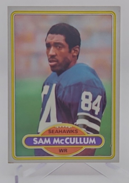 1980 Topps Football Sam McCullum Card #147 Seattle Seahawks | eBay