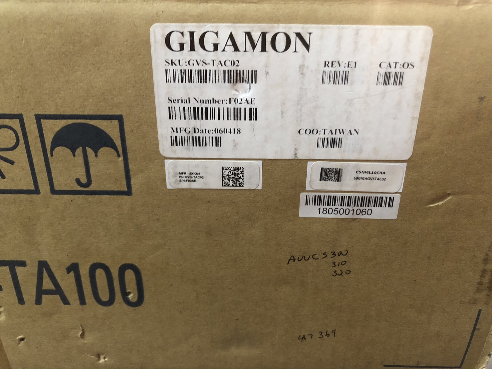 GIGAMON GigaVUE-TA100 1U 32 100Gb Ports High Density Traffic ...