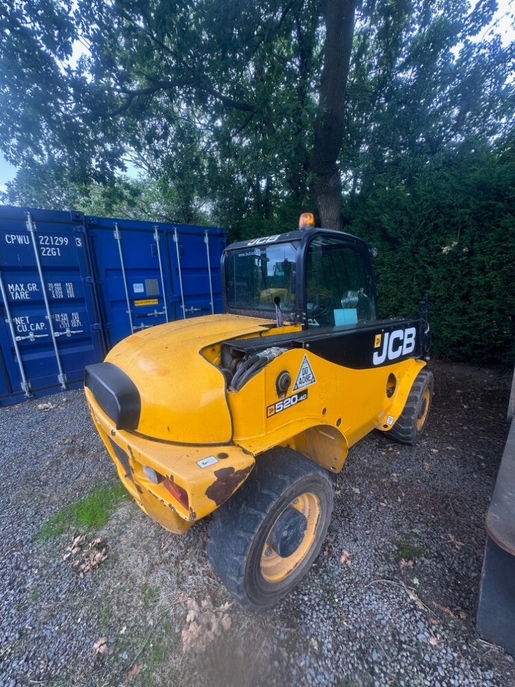 Diesel JCB 520-40WS 2016 2407 hrs 4000mm telehandler forks and bucket £ ...