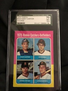 1975 Topps #620 Gary Carter Rookie Card SGC 70 | eBay