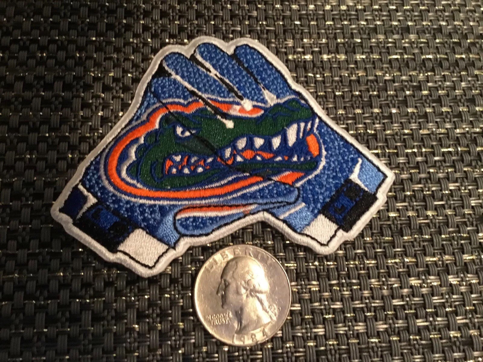 UF UNIVERSITY OF FLORIDA GATORS VINTAGE EMBROIDERED IRON ON PATCH 3.5 ...