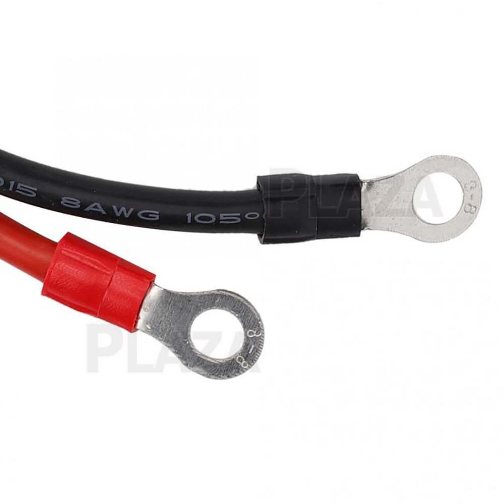 2pcs FUSED Anderson Lead 50amp plug to 8mm Lugs, 10 B&S 60 amp cable ...