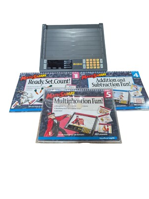 Math Safari Learning System EI-8400U Bundle 3 Set Lesson Cards, Works ...