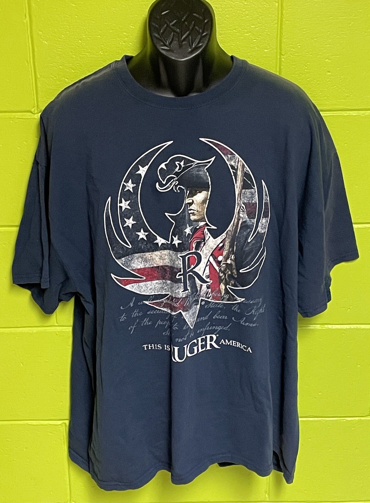 Ruger T Shirt Mens 3XL Gun Pistol This Is Ruger Ameri… - Gem