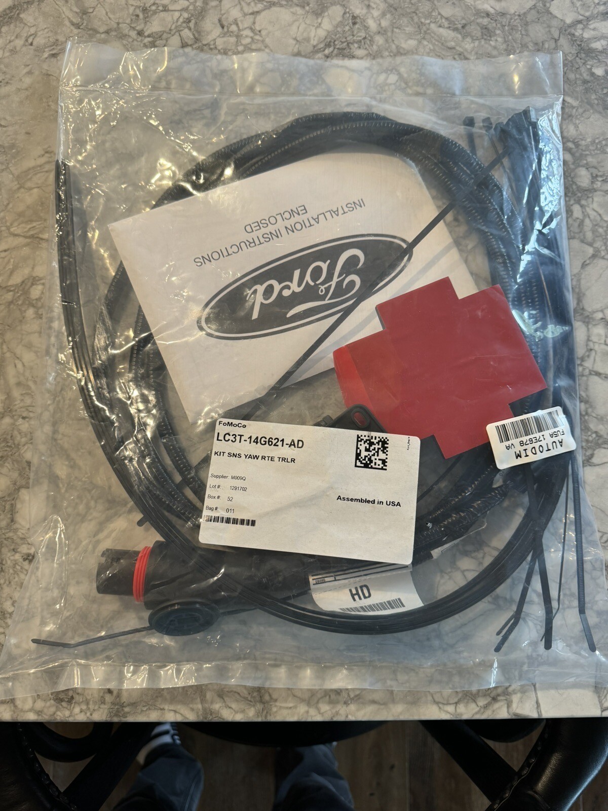 Ford+Trailer+Yaw+Rate+Sensor+Kit+ID+Lc3t-14g621-ac+2020+F350+Pickup+ ...