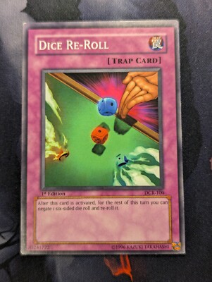 Dice Re-Roll - DCR-100 - Common 1st Edition yugioh | eBay Australia