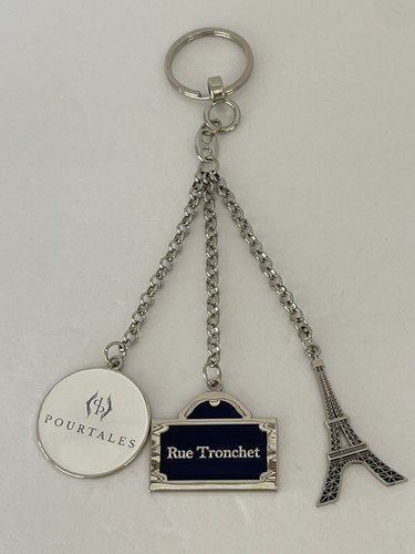 Hotel De pourtales Paris Purse Charm Keychain Eiffel Tower Rue Trochet ...