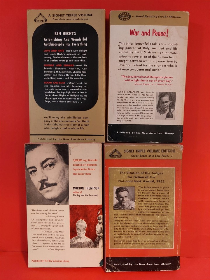 LOT OF 4 VINTAGE SIGNET PAPERBACKS - MIXED LOT 131 - POOR CONDITION | eBay