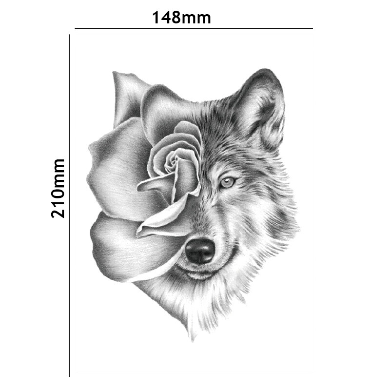 Waterproof Temporary Tattoo Sticker Full Arm Leg Large Body Art ...