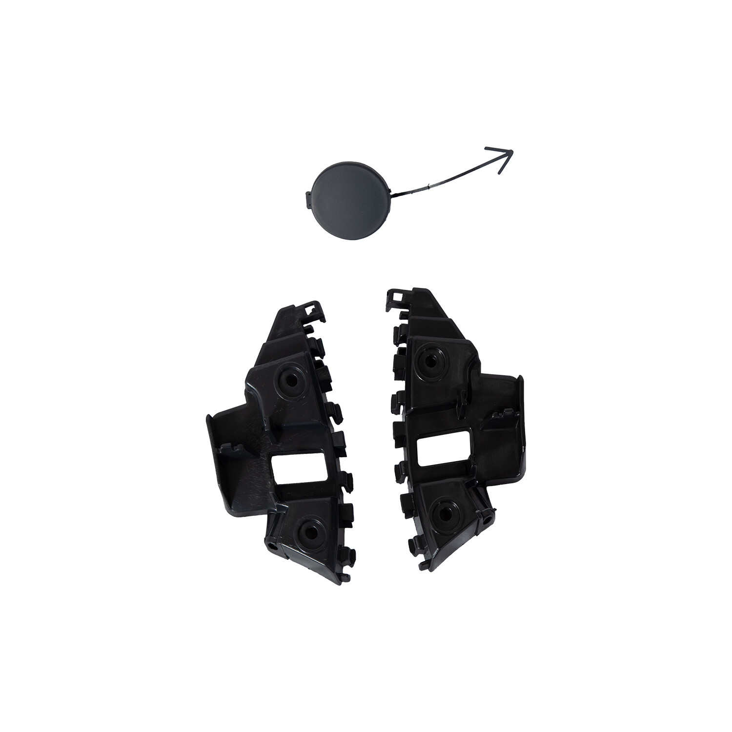 For Jetta 2011-14 MK6 Upper/Lower Chrome Grille/Foglight Cover/3 Bumper ...