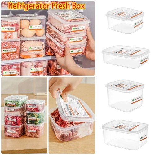 1Pcs 700/900/1000/1400ml Food Storage Box Kitchen Tools Meat Clear ...