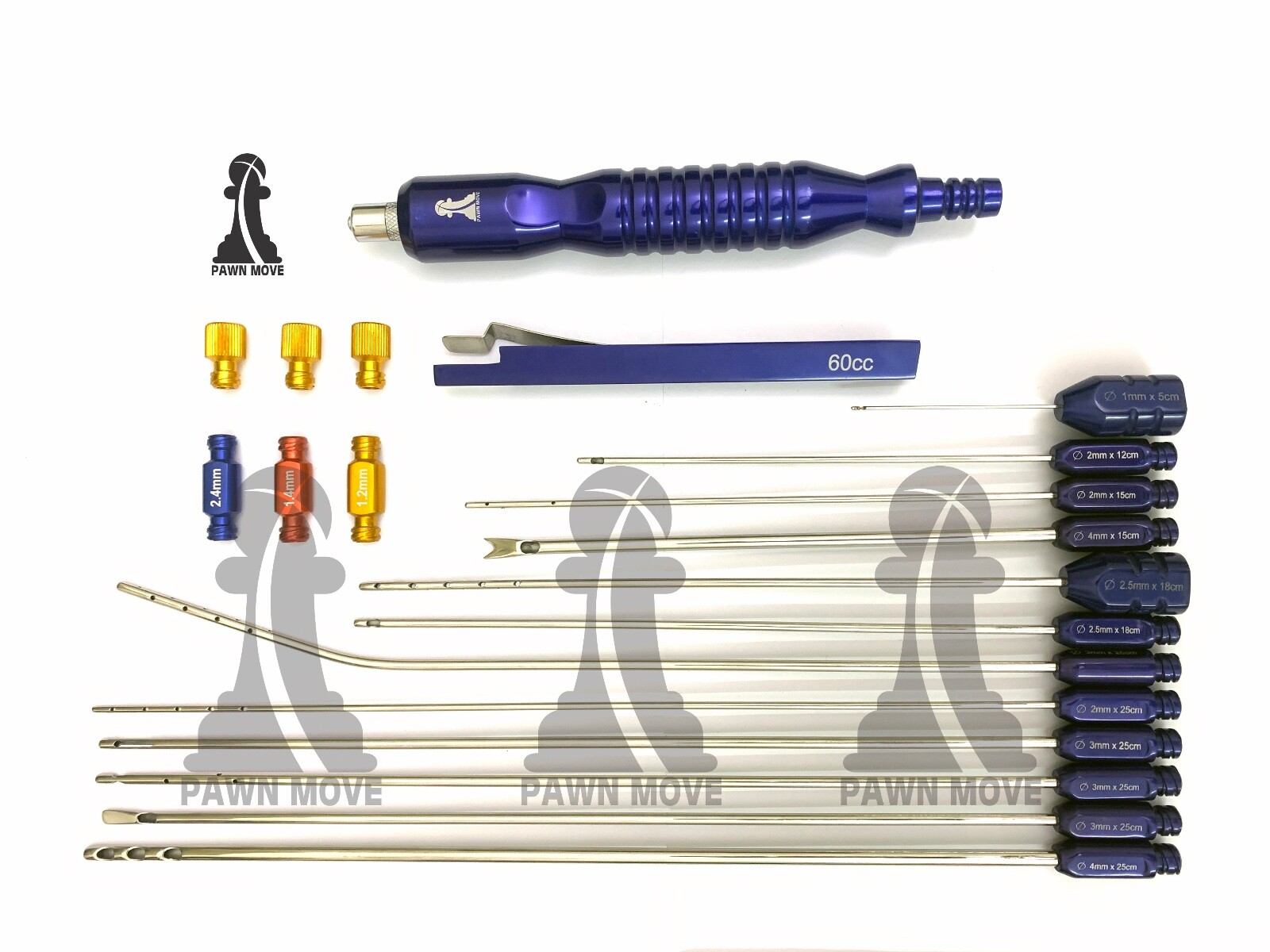 Set of 20 Pieces Fat Reduction Cannulas Best Quality Luer Lock ...