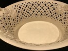 Vintage Leedsware Classical Creamware Pierced Double Handled Dish or ...