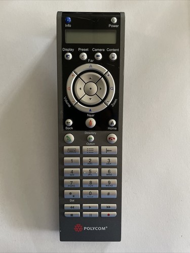 POLYCOM 2201-52556-001 HDX Remote Control Video Conferencing System | eBay