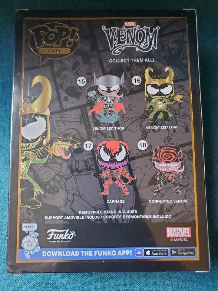 Funko Marvel Venom Pop! Pin - Venomized Loki | eBay