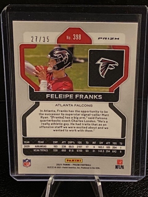 2021 Panini Prizm 398 Felipe Franks Red Shimmer FOTL /35 Prizm RC | eBay