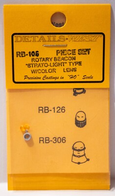 Details West HO #106 Rotary Beacon with Cored Lens -- Roof Mount | eBay