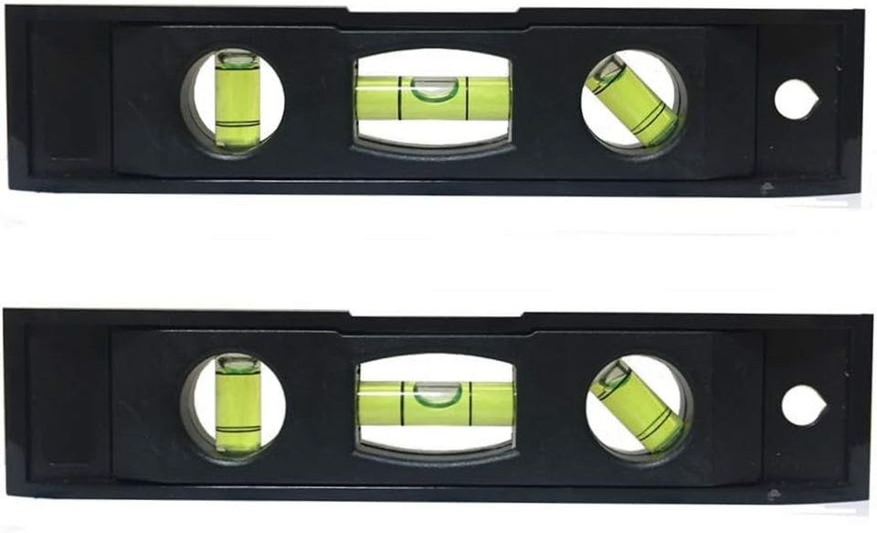 2Pcs 6 Inch Torpedo Level Magnetic Box Level with 180 90 45 Degree ...