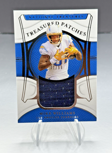 2021 Panini National Treasures - Treasured Patches Mike Williams /99 SP ...
